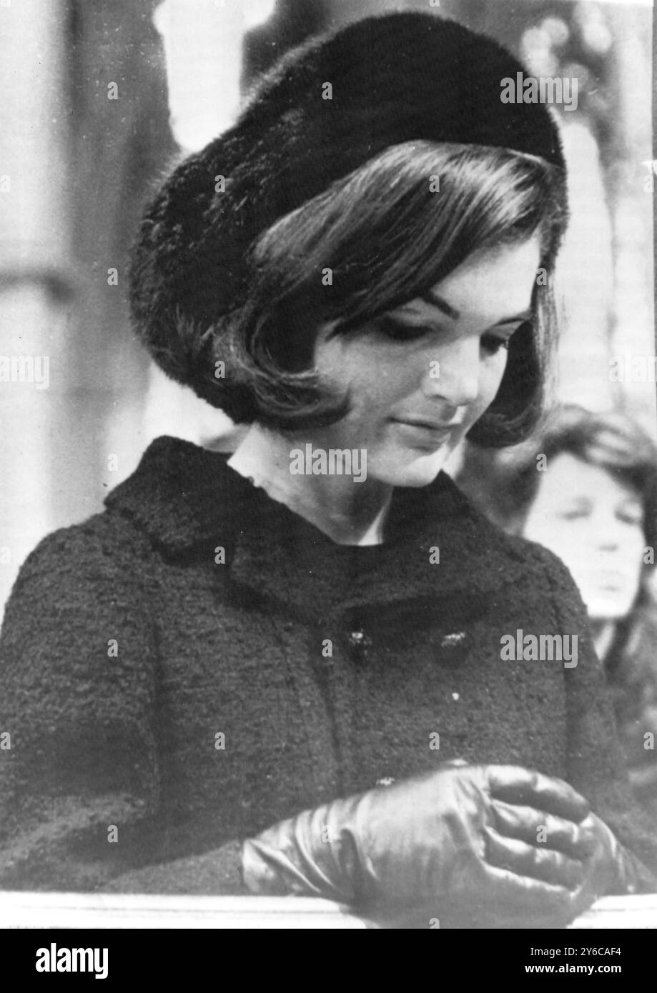 JACQUELINE JACKIE KENNEDY AT MASS FOR LATE HUSBAND IN BOSTON ; 20 ...