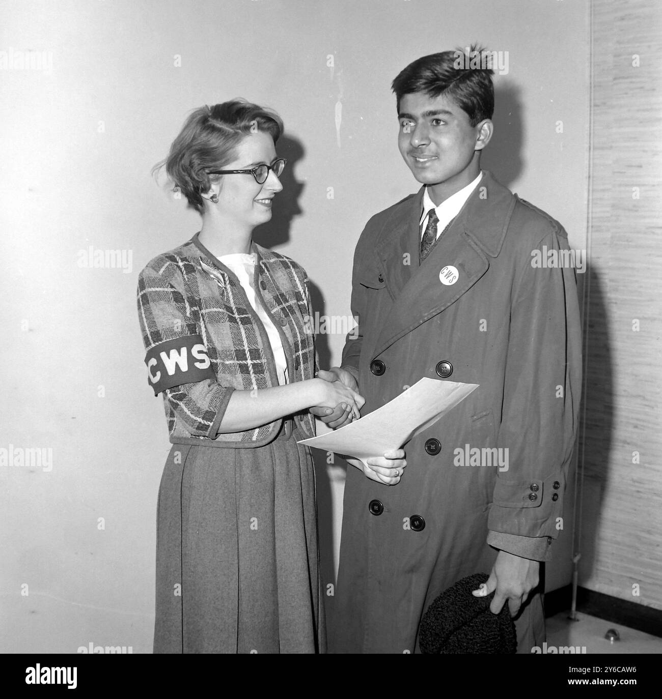 BARBARA GOULD GREETS PATIENT PAKISTANI BOY IN NEW YORK / ; 17 JANUARY ...