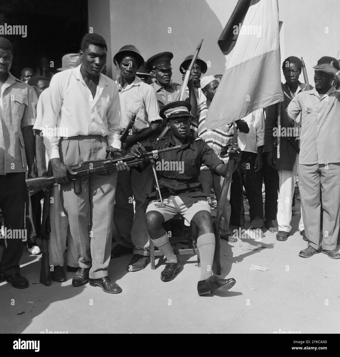 17 JANUARY 1964 FIELD MARSHAL JOHN OKELLO ANNOUNCES HE HAS ASSUMED THE ...