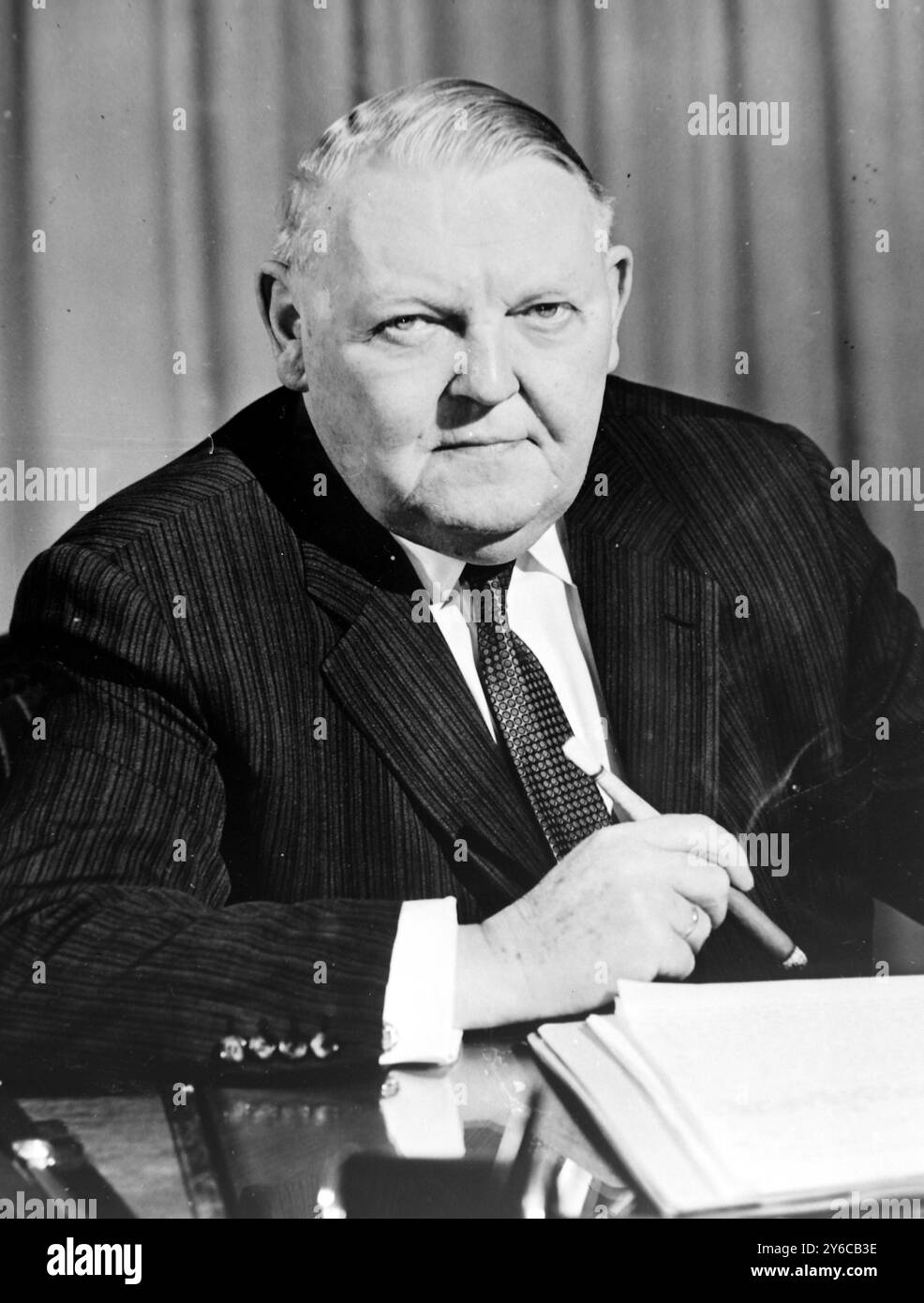 WEST GERMAN CHANCELLOR LUDWIG ERHARD IN BONN / ; 17 JANUARY 1964 Stock ...