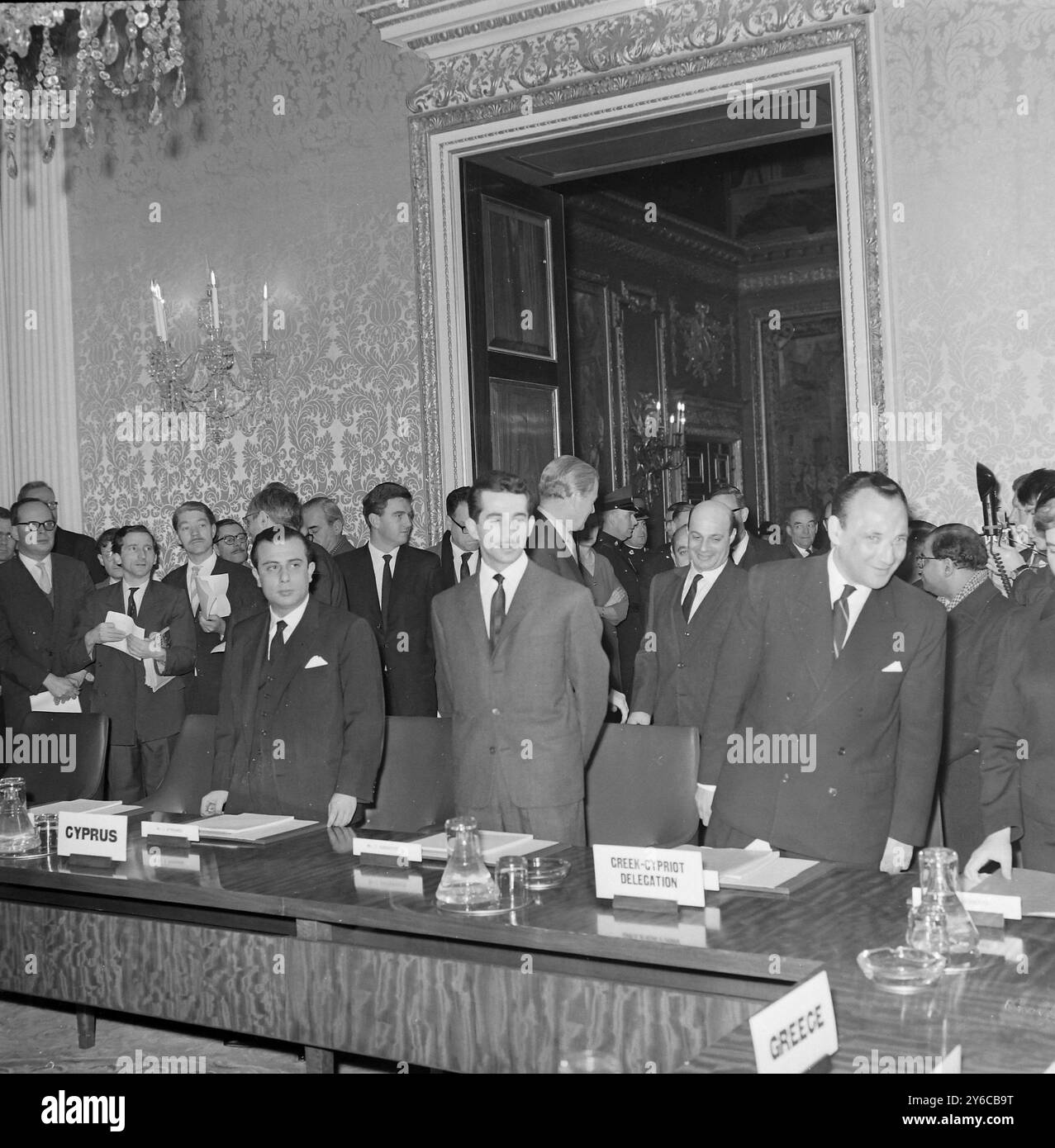 GREEK TURKISH CYPRUS CONFERENCE OPENS IN LONDON / ; 15 JANUARY 1964 ...