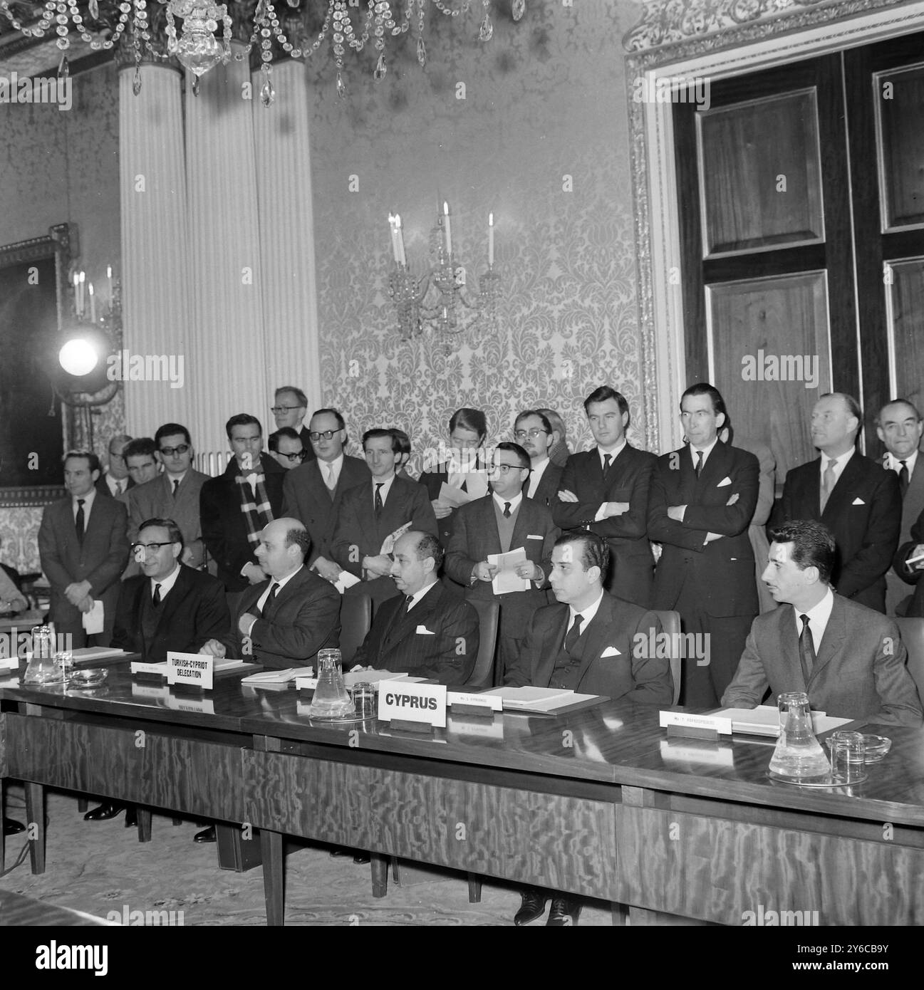 GREEK TURKISH CYPRUS CONFERENCE OPENS IN LONDON / ; 15 JANUARY 1964 ...