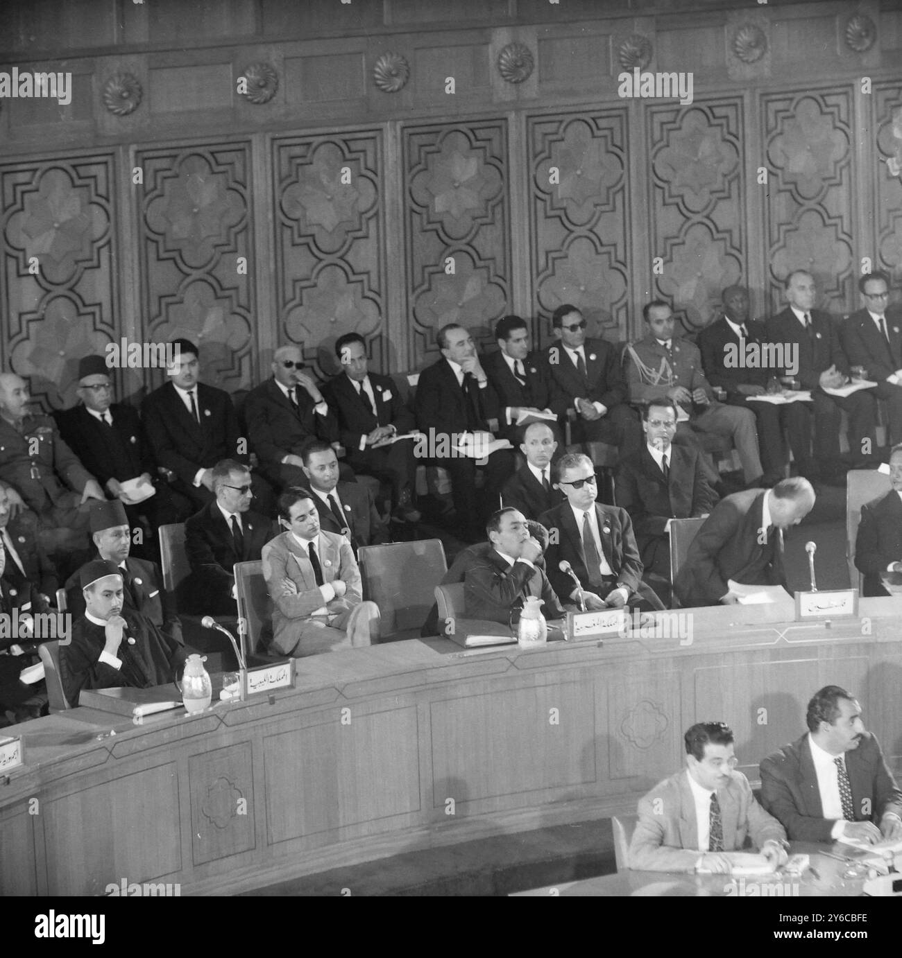 CONFERENCE PAN-ARAB SUMMIT IN CAIRO ; 14 JANUARY 1964 Stock Photo - Alamy