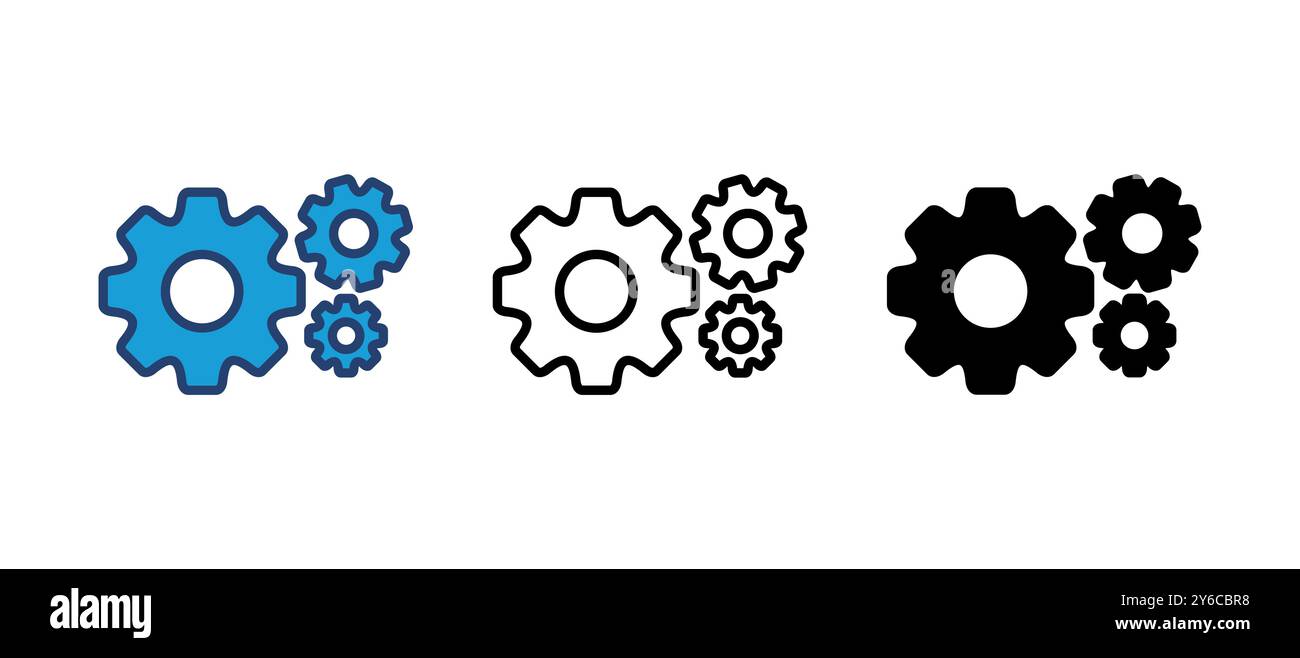 setting Icon Vector. Cog settings Icon Symbol Stock Vector Image & Art ...