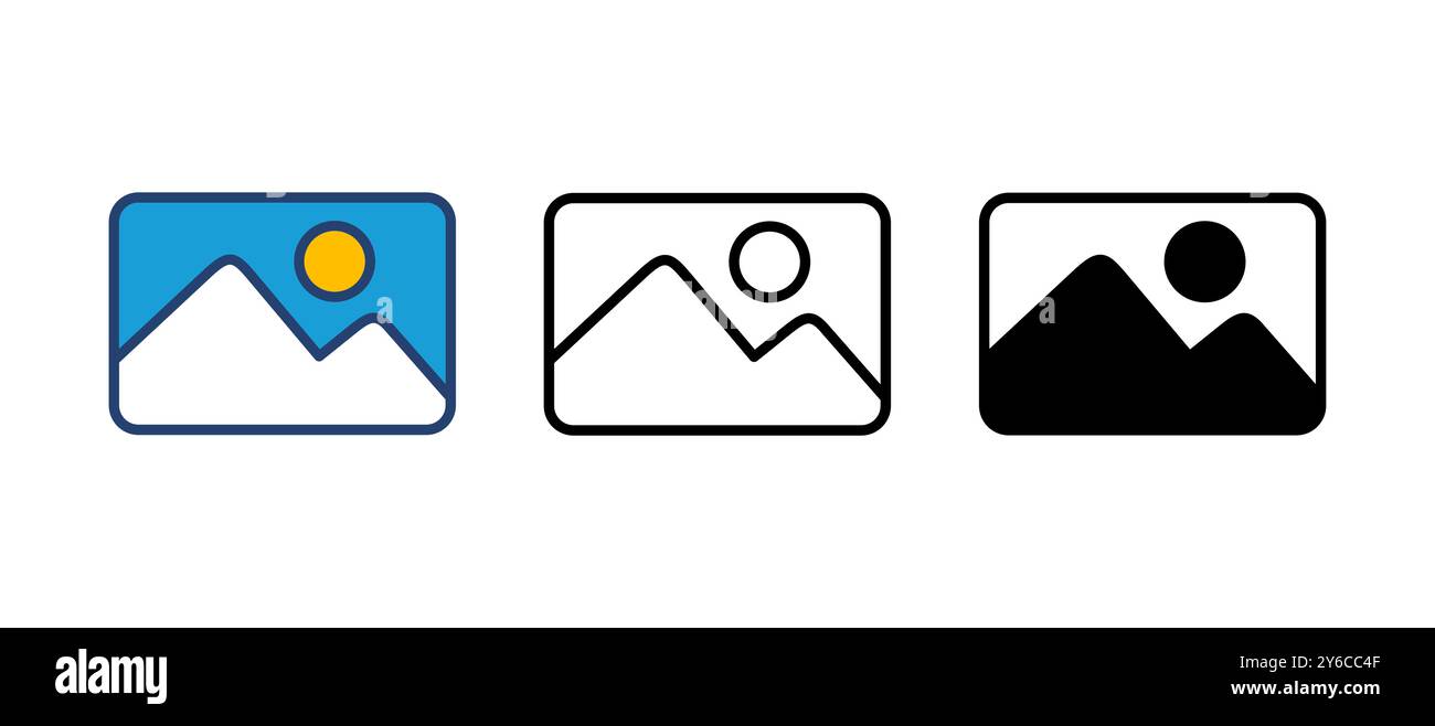 Picture icon vector. photo gallery icon symbol Stock Vector Image & Art ...