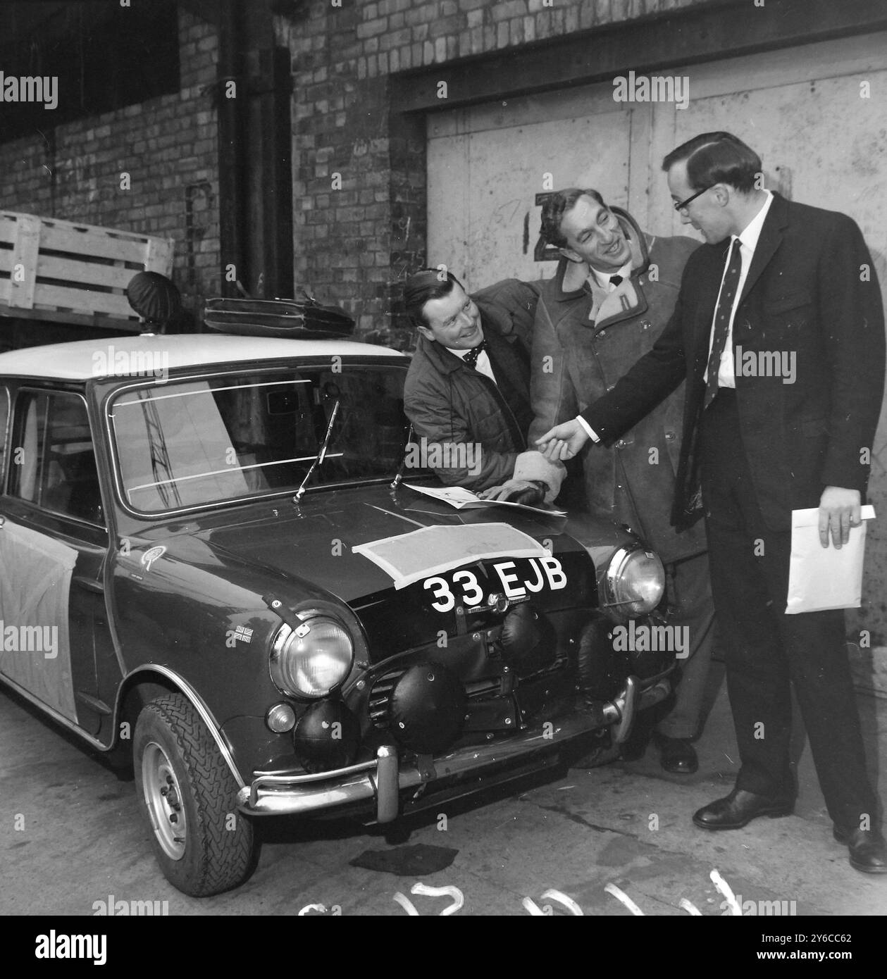BRITISH RALLY DRIVERS - ERNEST MCMILLEN, HENRY LIDDEN AND RAYMOND ...