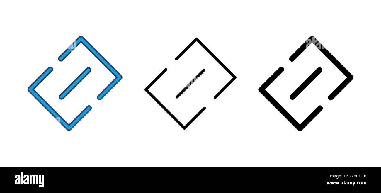 Link icon vector. Hyperlink chain symbol Stock Vector Image & Art - Alamy