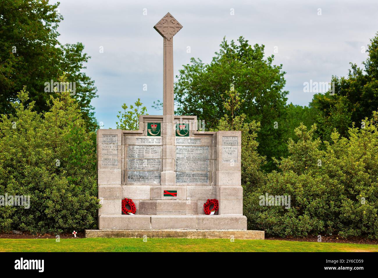 Zillebeke, Belgium - July 7, 2010 : 14th Light Infantry Division ...