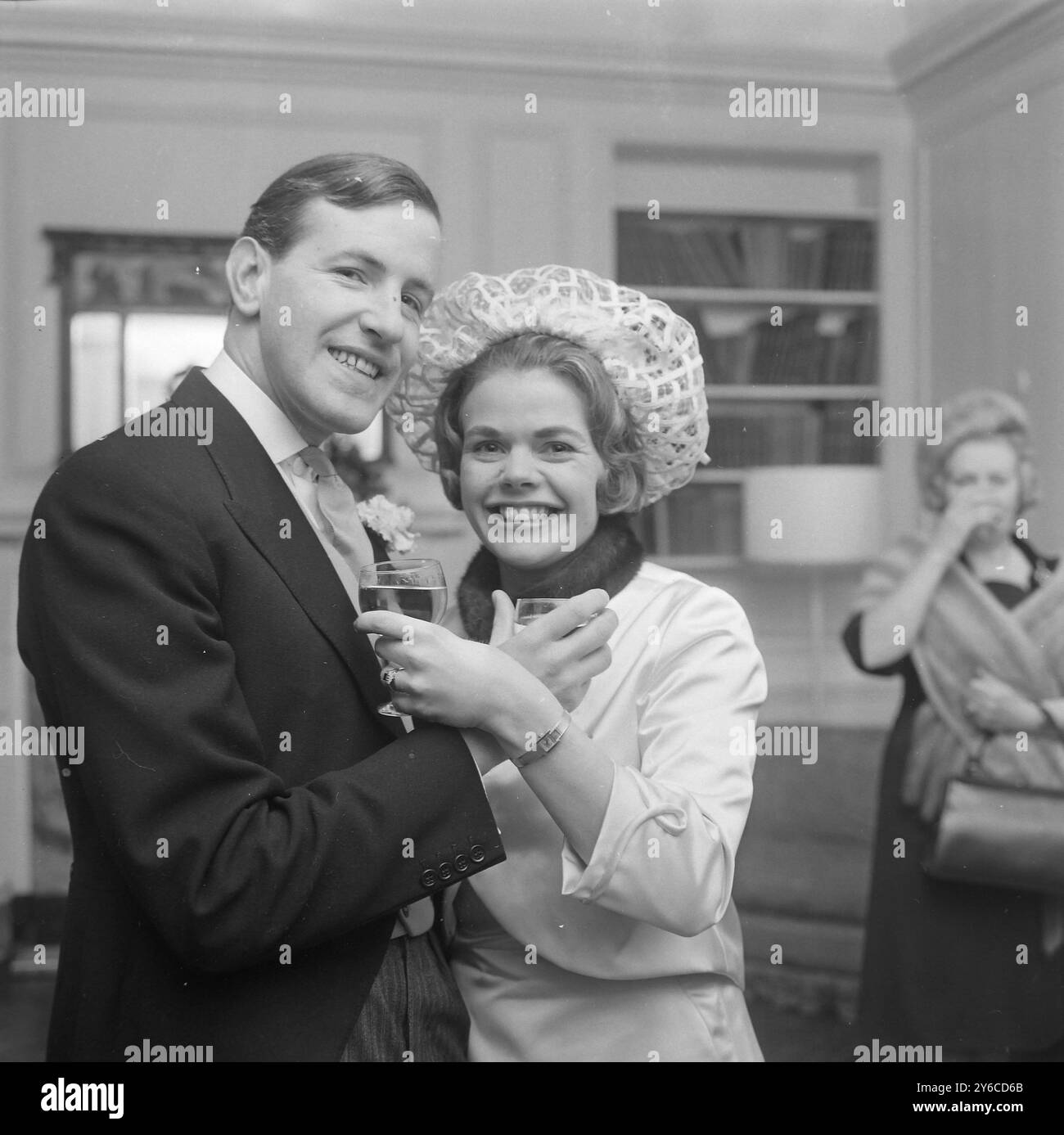 JUDITH CHALMERS WEDS NEIL DURDEN-SMITH IN LONDON / ; 3 JANUARY 1964 ...