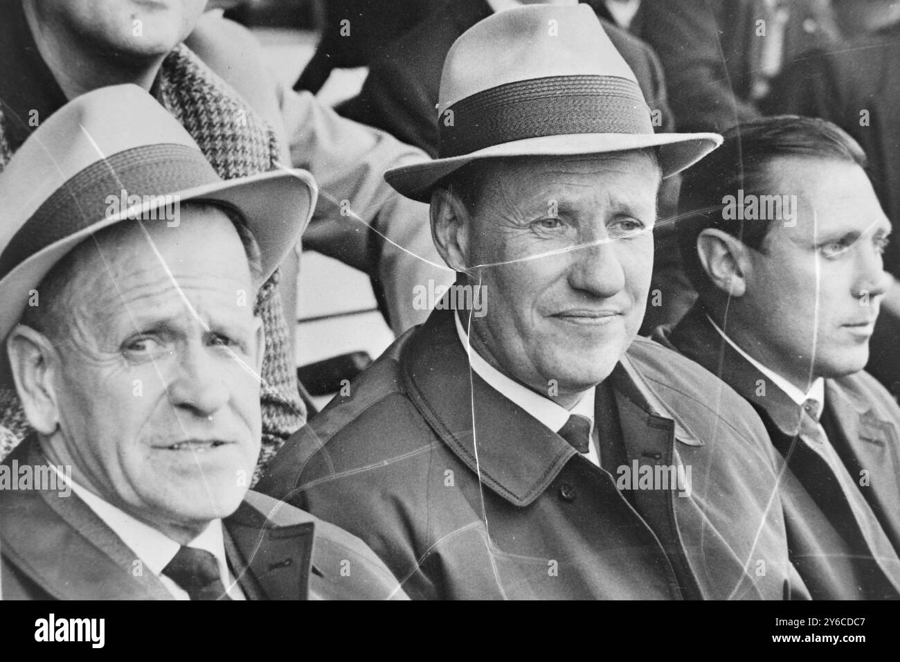 FOOTBALL WORLD CUP SEPP HERBERGER & HELMUT SCHOEN & MAX MORLOCK IN ...
