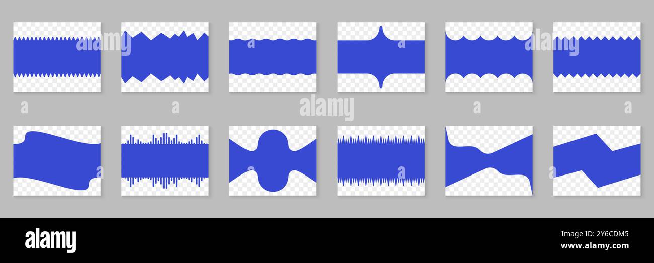 Different Abstract Shapes for Website. Set of Template Web Page ...