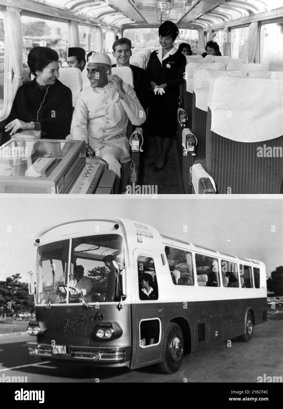 MOTOR BUS JAPANESE WONDER SIGHTSEEING BUS IN TOKYO, JAPAN ; 23 DECEMBER ...