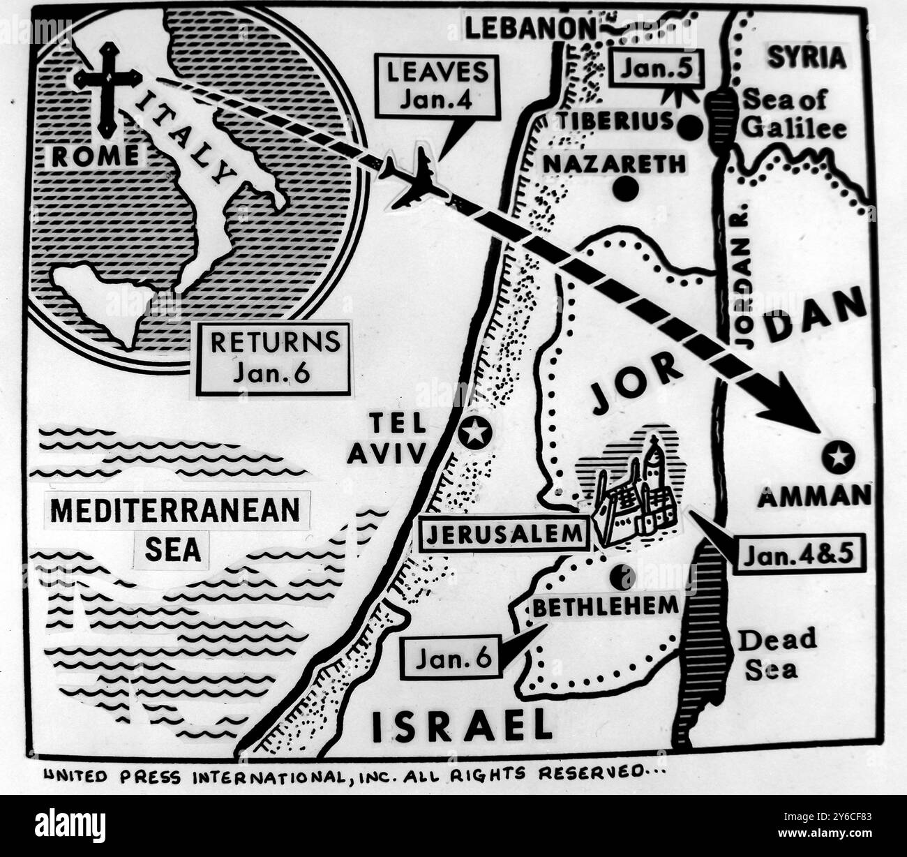 Itinerary to the holy land hi-res stock photography and images - Alamy