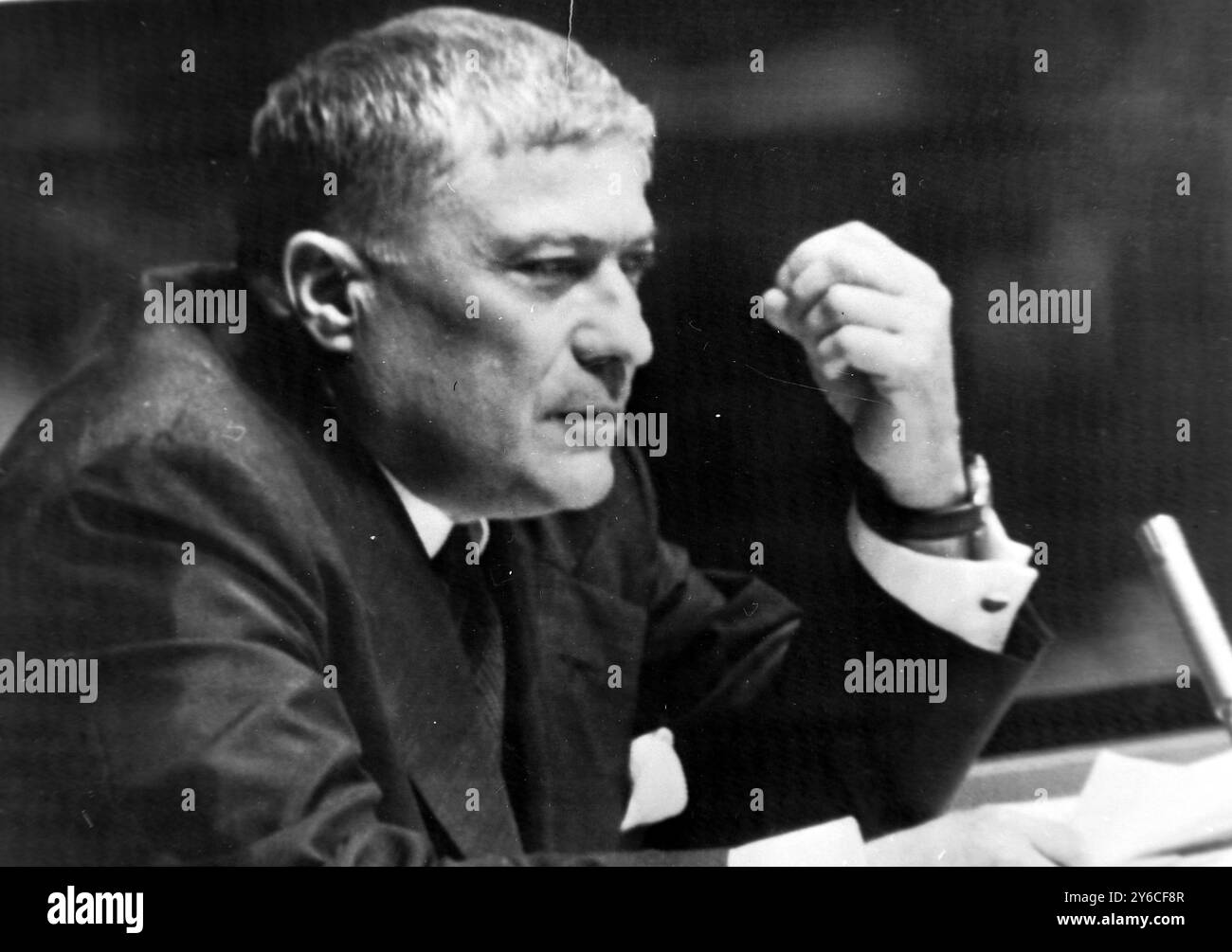 BULGARIAN DIPLOMAT IVAN ASSEN HRISTOV GEORGIEV AY UN IN NEW YORK / ; 22 ...