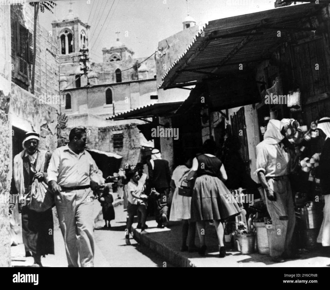 Nazareth market israel market Black and White Stock Photos & Images - Alamy