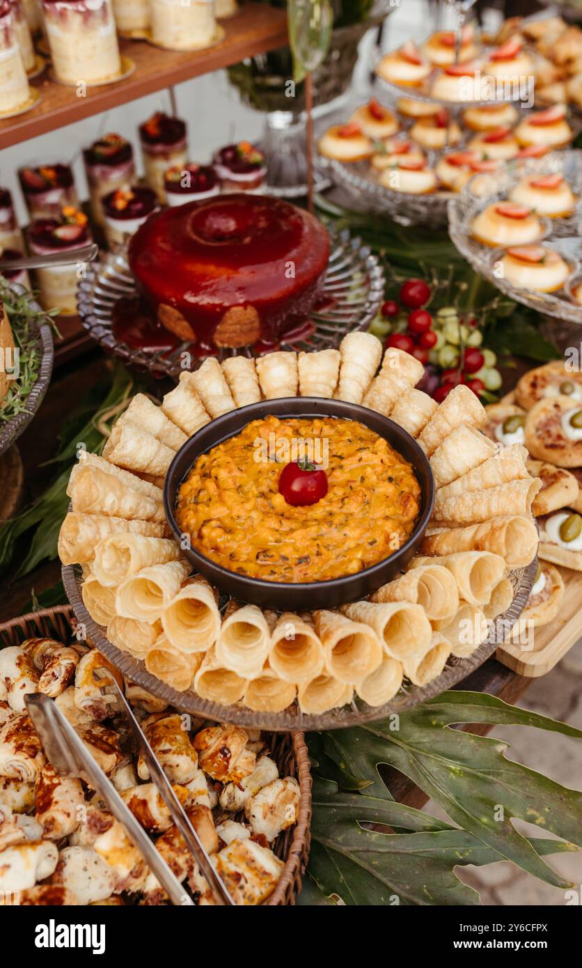 Featuring a variety of appetizers hi-res stock photography and images ...