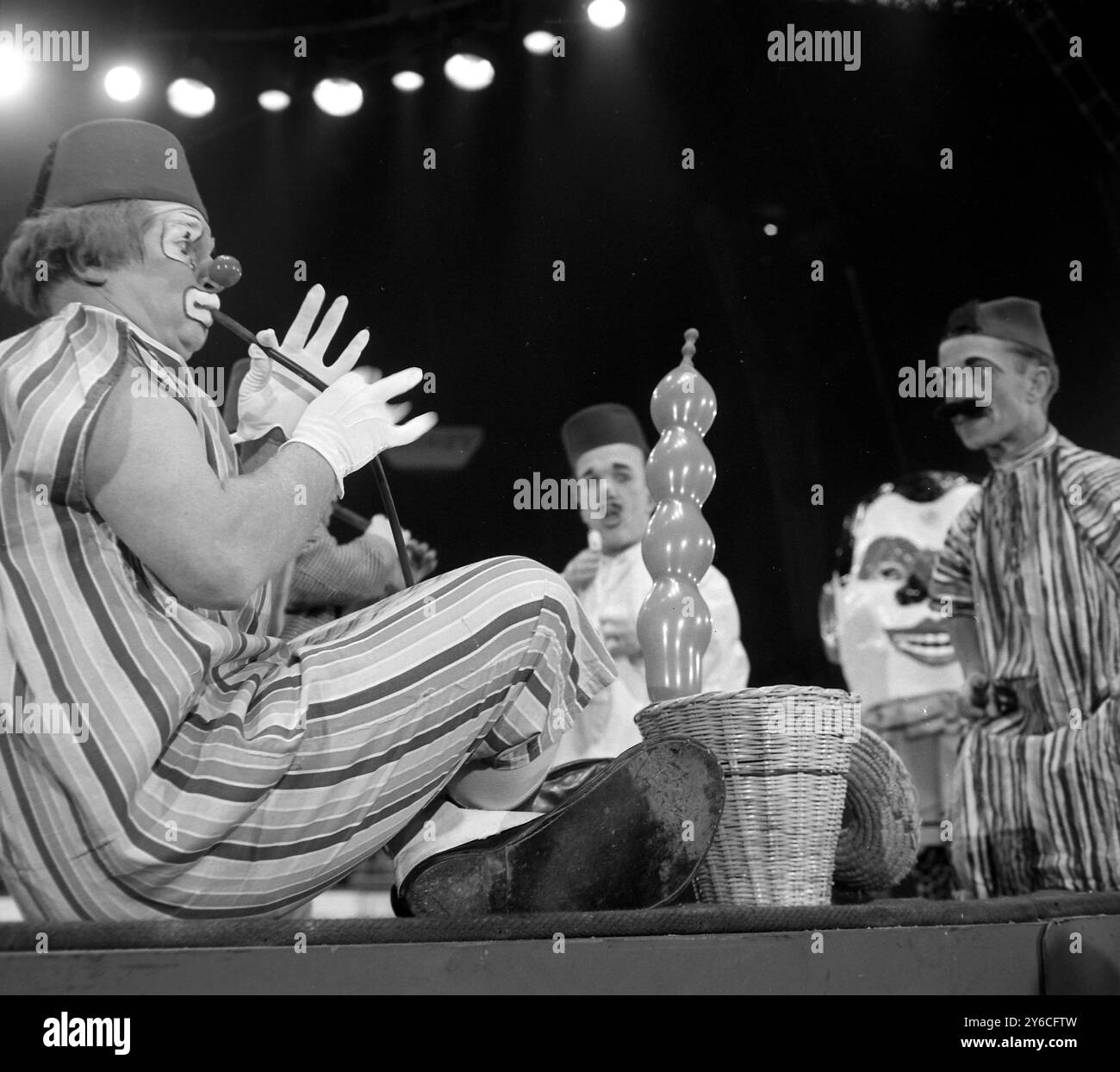 Picture of clowns Black and White Stock Photos & Images - Alamy