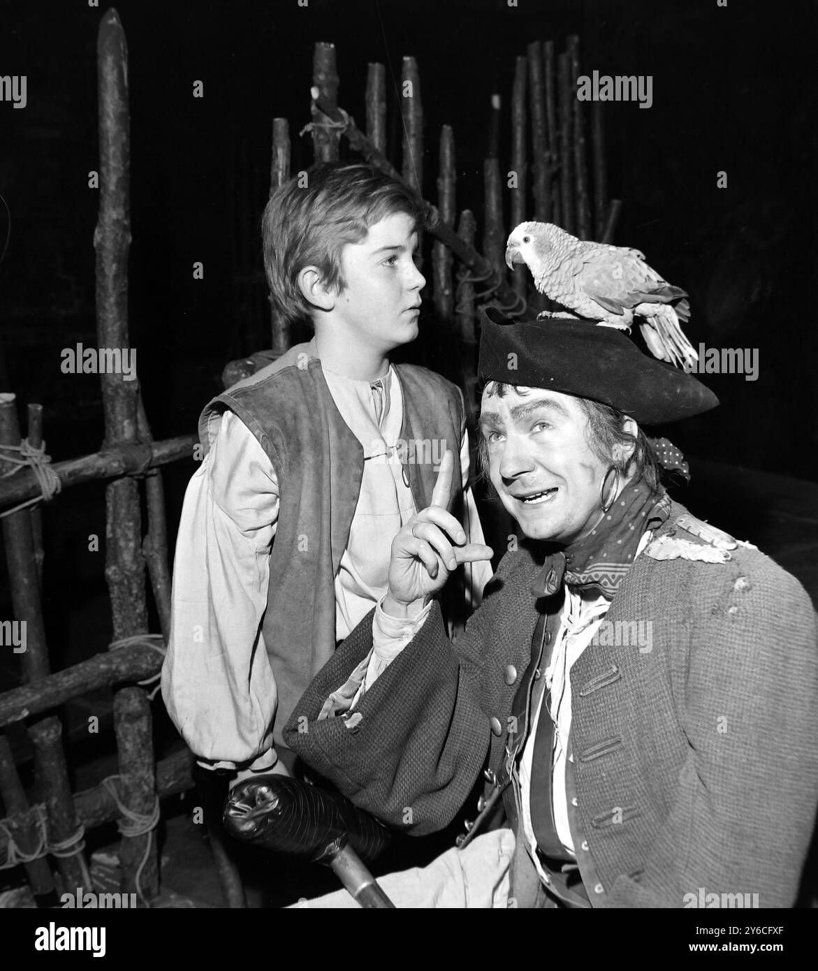 PETER BAYLISS, FERGUS MCCLELLAND AND JACK SPRAT REHEARSING TREASURE ...