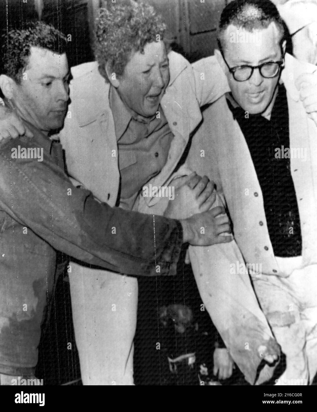 DAMS BALDWIN HILLS RESEVOIR DISASTER BONNIE YOUNG RESCUED IN LOS ...