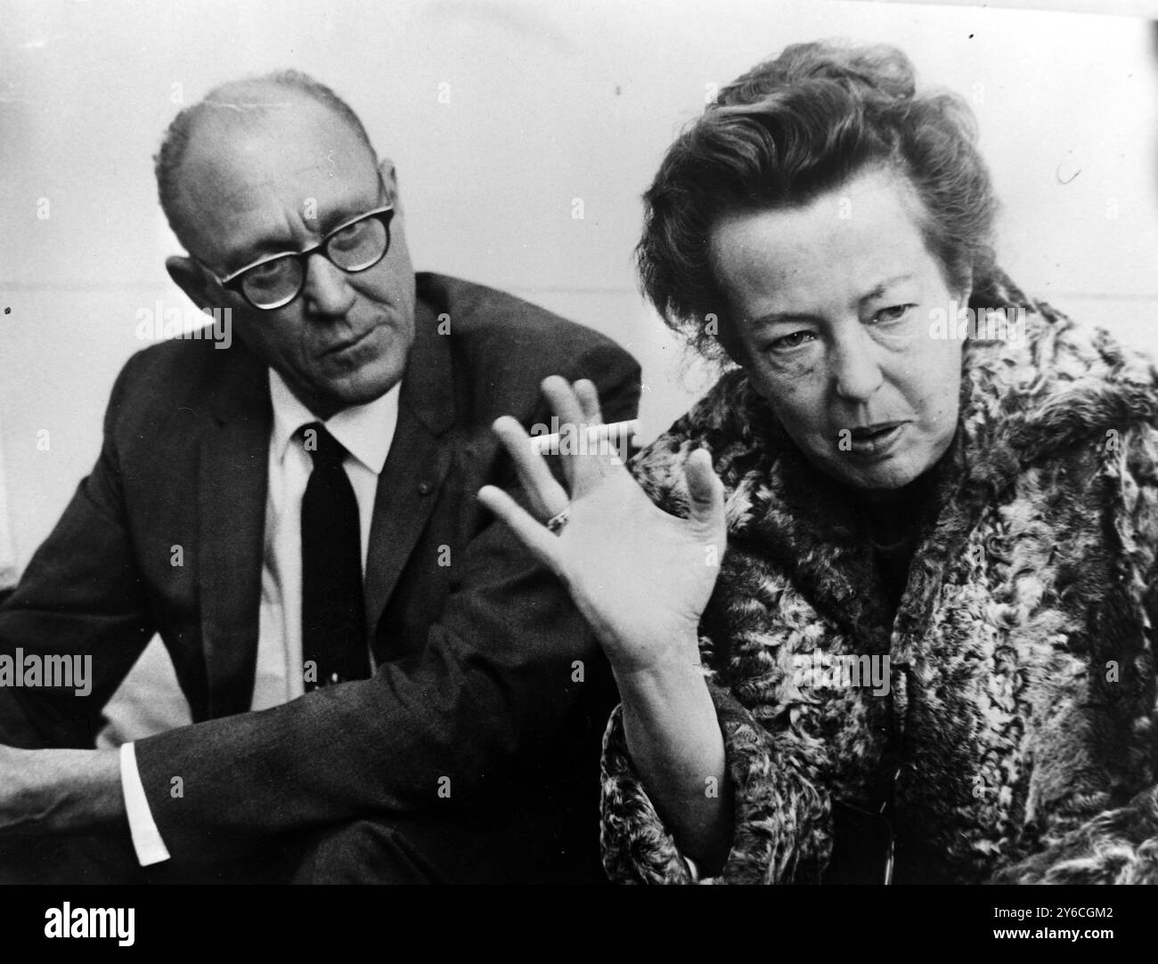 MARIA GOEPPERT-MAYER WITH HUSBAND JOSEPH IN STOCKHOLM / ; 11 DECEMBER ...