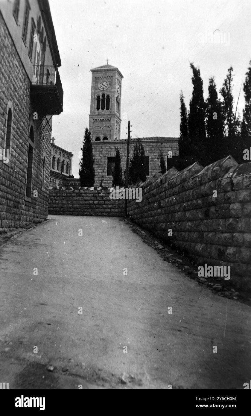 POPE PAUL VI TO VISIT HOLY LAND, THE CHURCH OF SY JOSEPH IN NAZARETH ...
