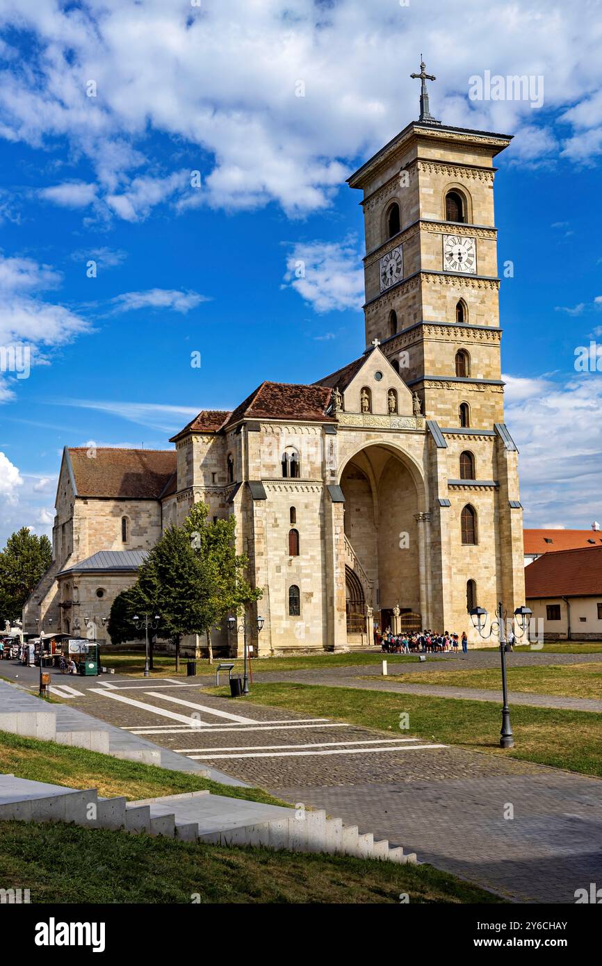 The christian church of Alba Carolina Stock Photo - Alamy