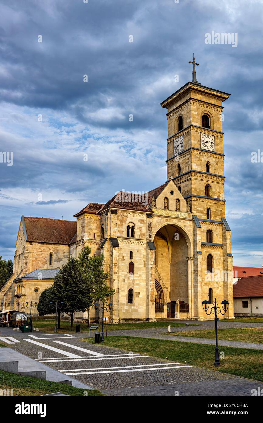 The christian church of Alba Carolina Stock Photo - Alamy