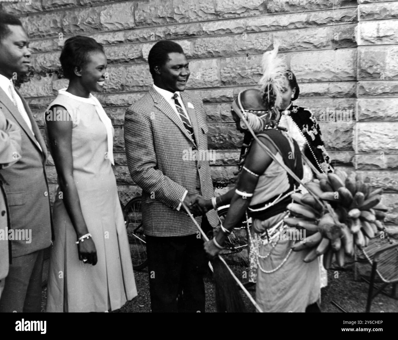 TOM MBOYAWITH WIFE PAMELA AND KIKUYU WOMEN IN NAIROBI, KENYA / ; 5 ...