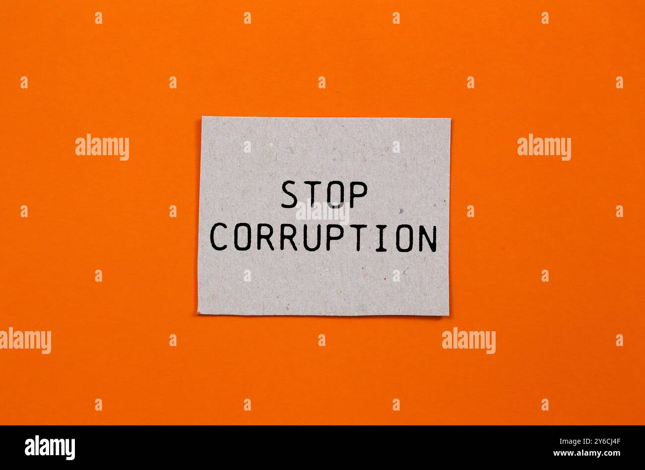 Stop corruption message written hi-res stock photography and images - Alamy