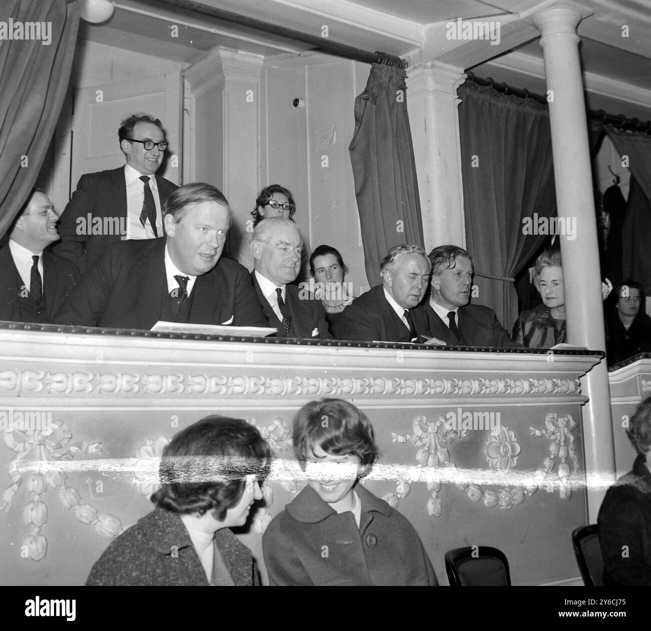 JO GRIMOND AT EDUCATION RALLY WITH SIR EDWARD BOYLE AND LORD LUKE IN ...