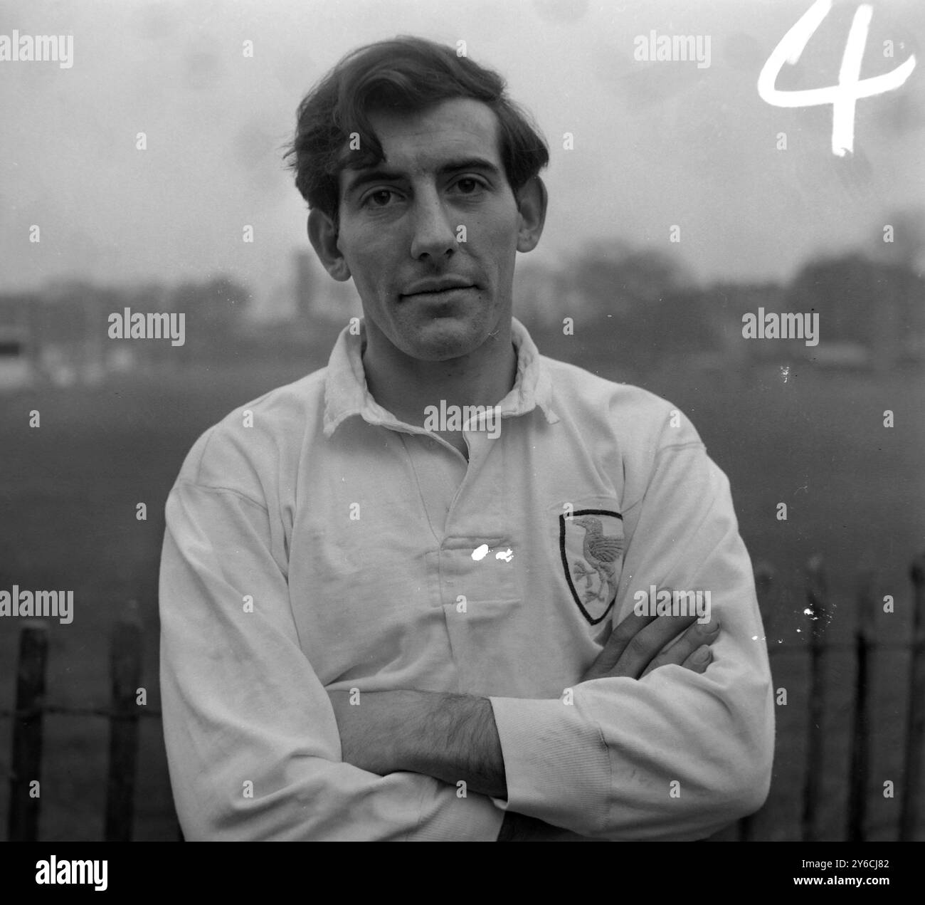 Old rugby player Black and White Stock Photos & Images - Alamy