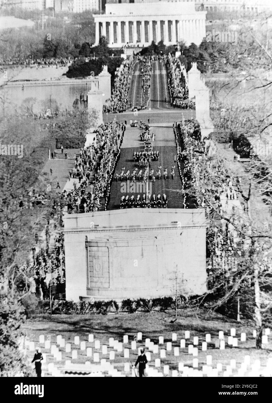 Jackie kennedy funeral procession hi-res stock photography and images ...