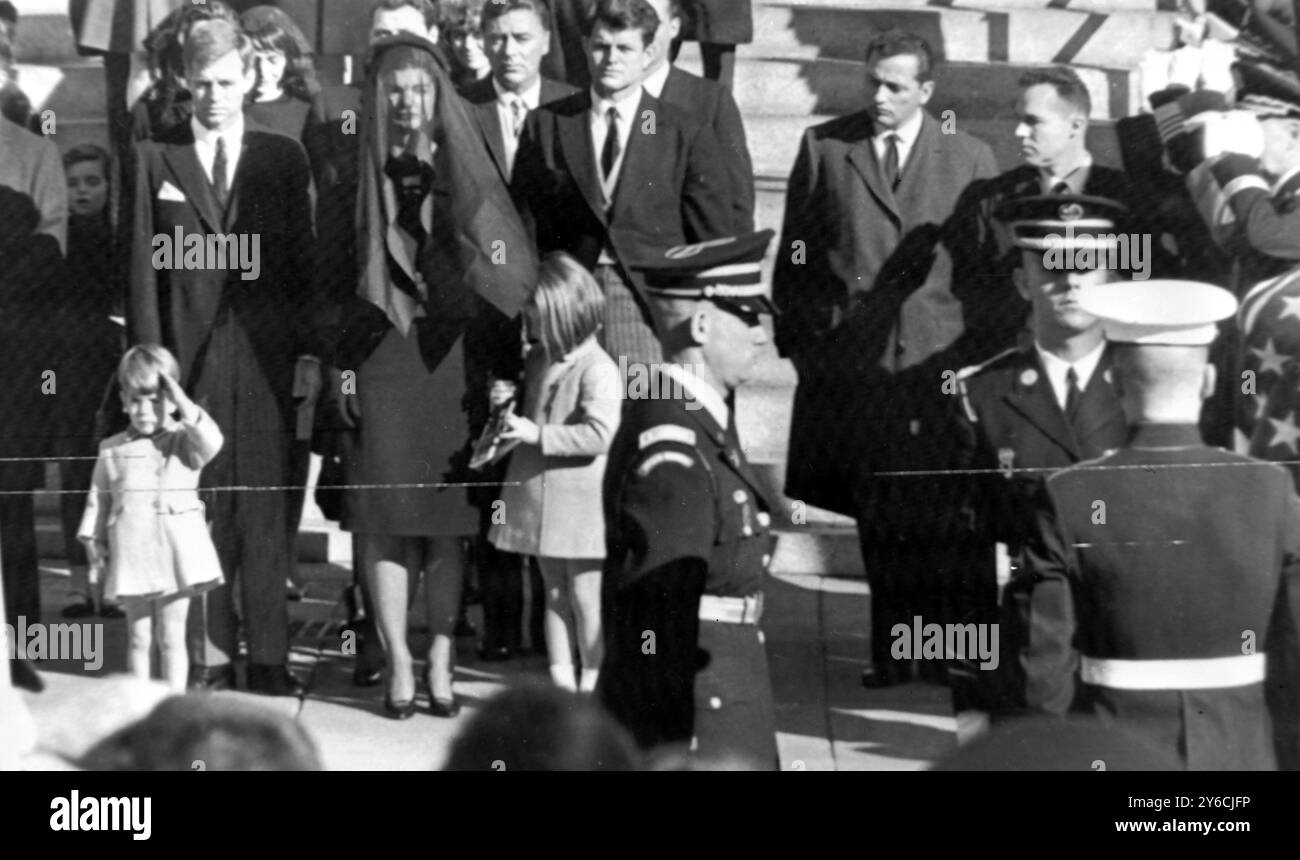 FUNERAL OF US AMERICAN PRESIDENT JOHN F KENNEDY JFK IN WASSHINGTON ...