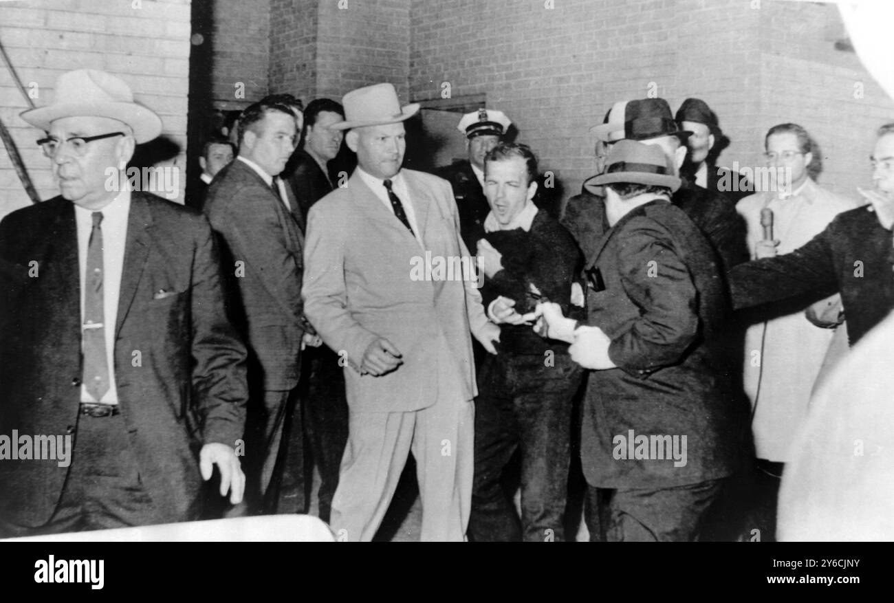 ASSASSINATION OF JFK JOHN F KENNEDY - JACK RUBY SHOT ASSASSIN LEE ...