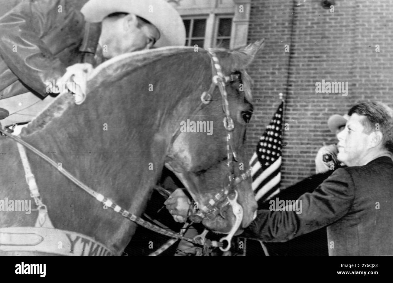 US AMERICAN PRESIDENT JOHN F KENNEDY JFK IN DALLAS ARRIVES ...