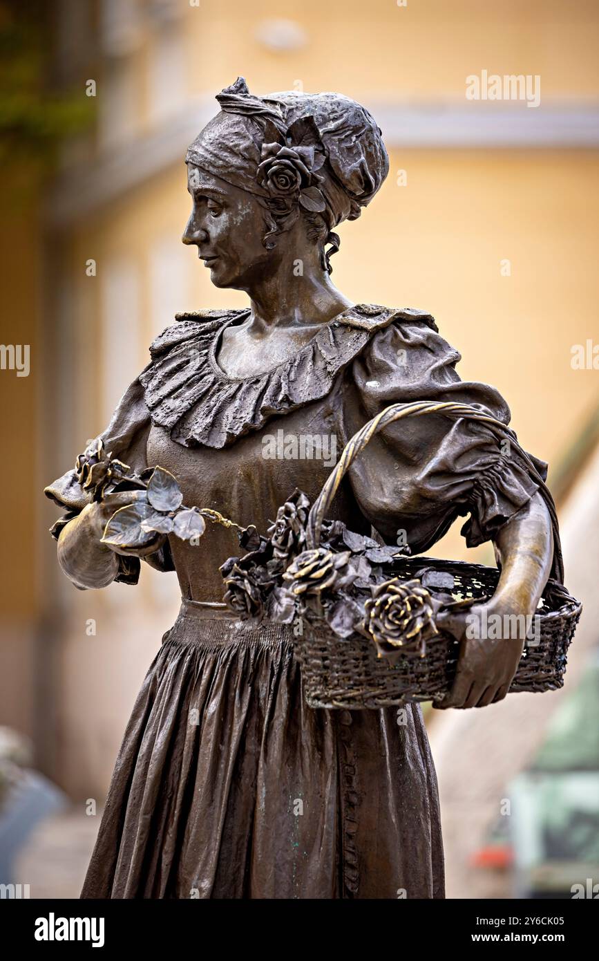 Statue in the fortress city of Alba Iulia in romania Stock Photo - Alamy