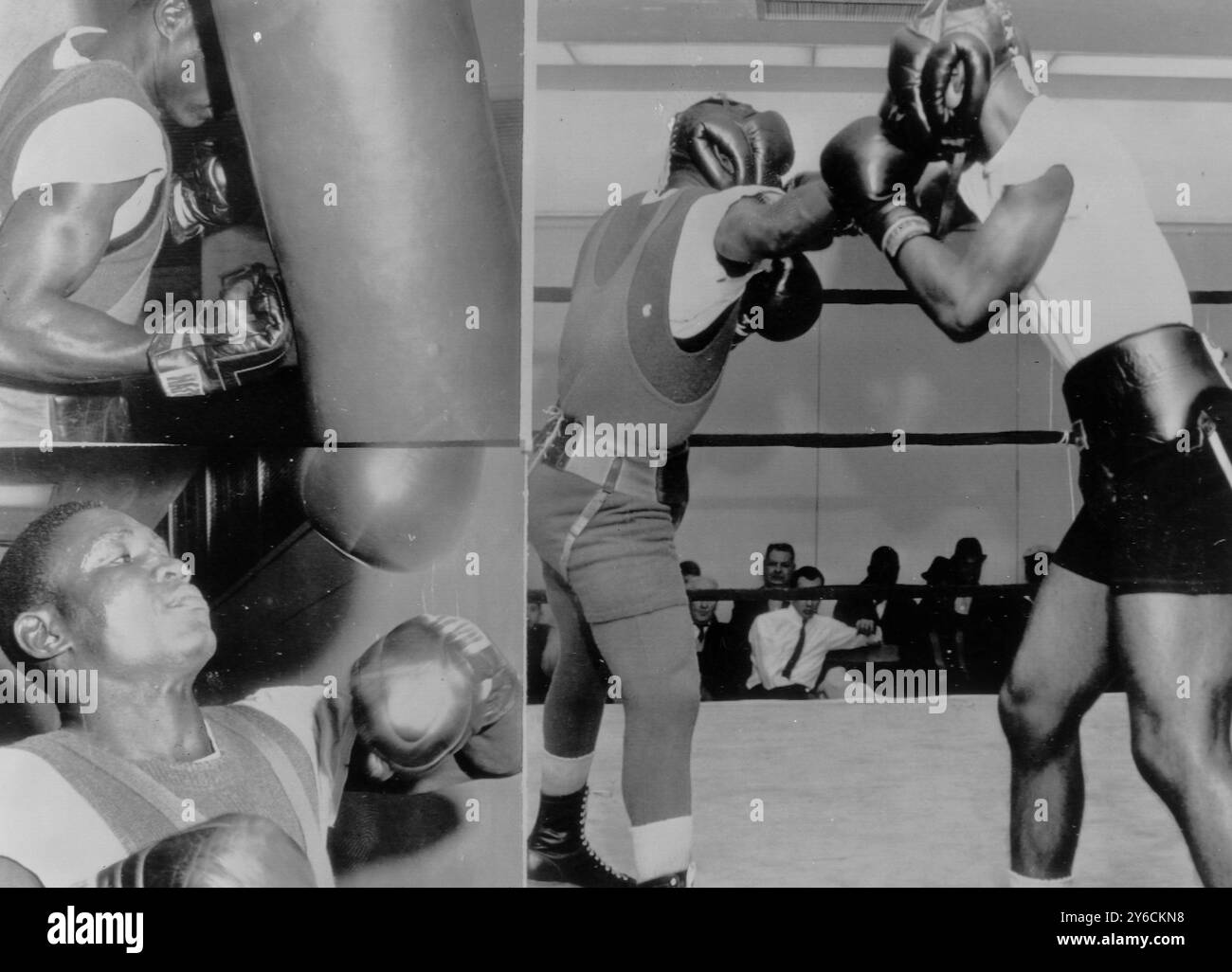 BOXING DICK TIGER V WILLIE GILES IN ATLANTIC CITY / ; 19 NOVEMBER 1963 ...