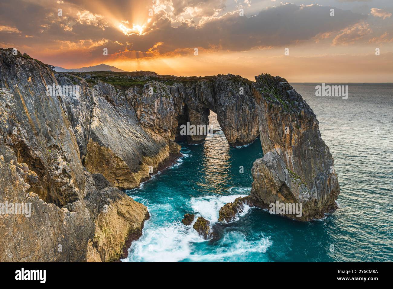 Cliffs of Hell•Ribadesella•Eastern Asturias Stock Photo - Alamy