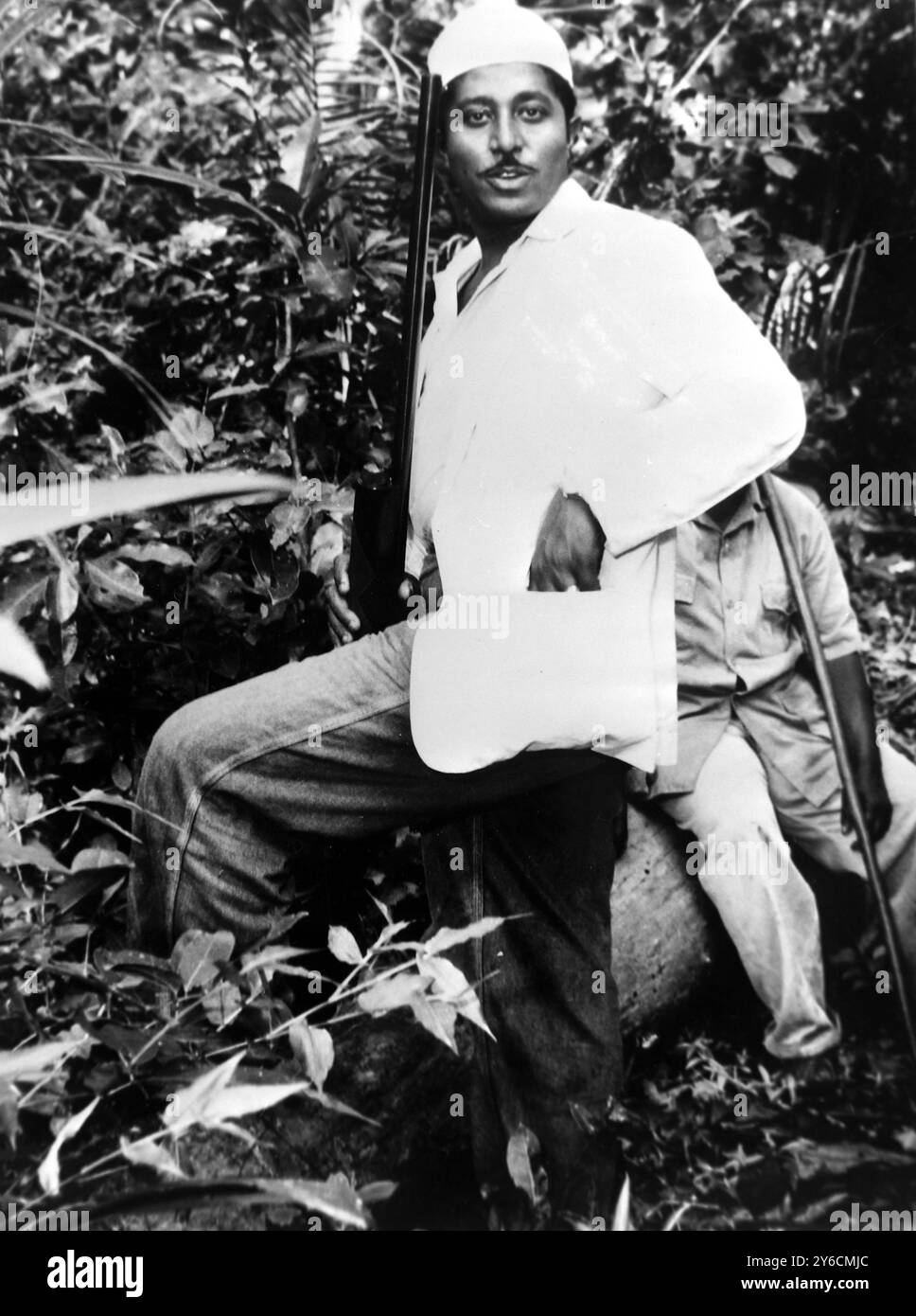 SULTAN OF ZANZIBAR SEYYID JAMSHID BIN ABDULLAH ON A PIG HUNT ; 18 ...