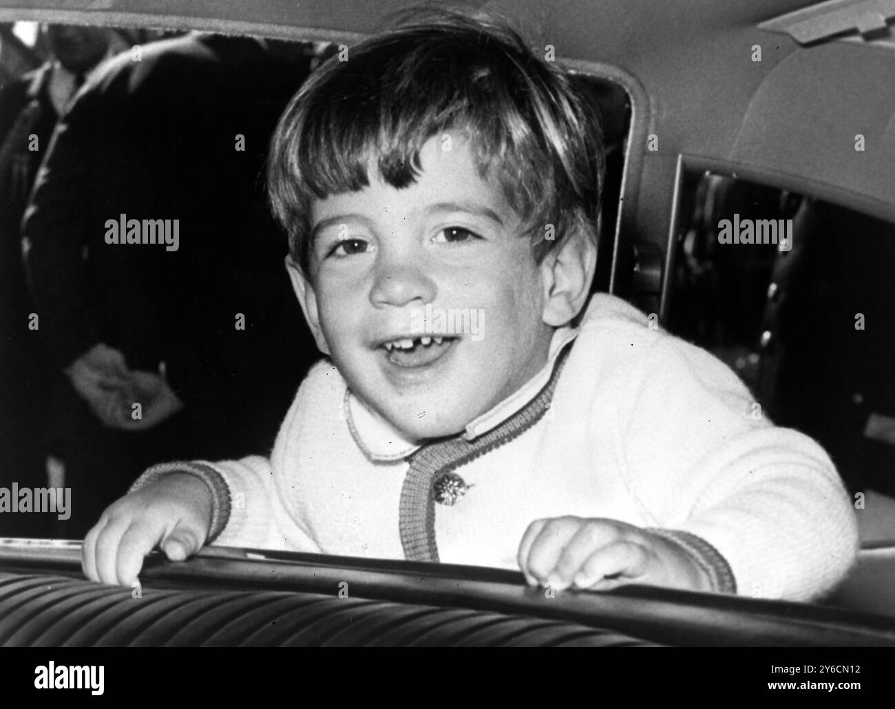 JOHN KENNEDY JUNIOR SMILING WITHOUT TEETH IN ARLINGTON / ; 14 NOVEMBER ...