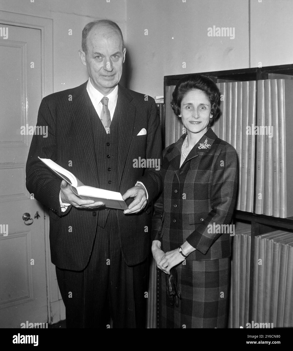 HARPHAM W WITH WIFE - NEW AMBASSADOR TO BULGARIA / ; 12 NOVEMBER 1963 ...