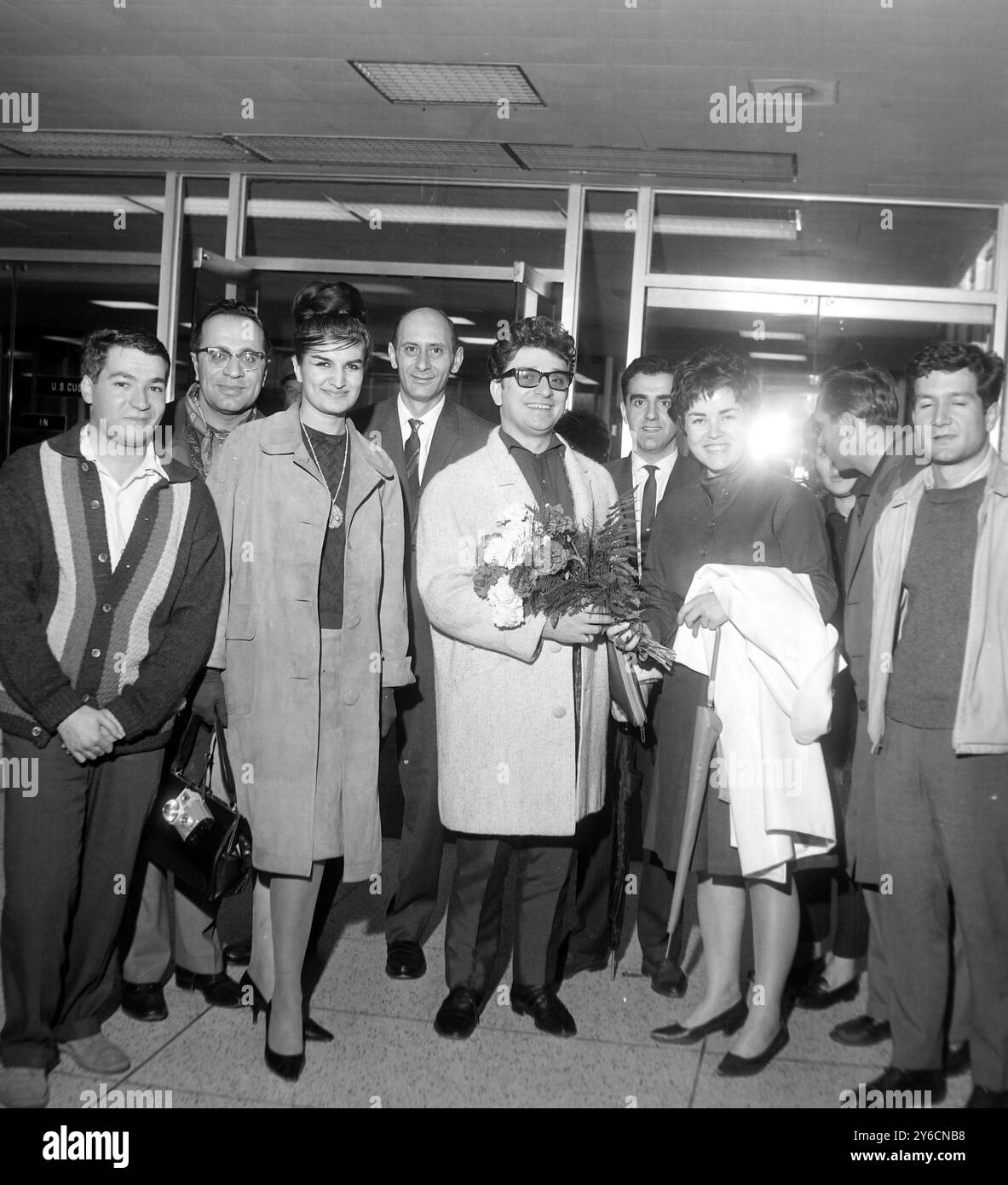 TURKISH SINGER ZEKI MUREN IN NEW YORK / ; 11 NOVEMBER 1963 Stock Photo ...