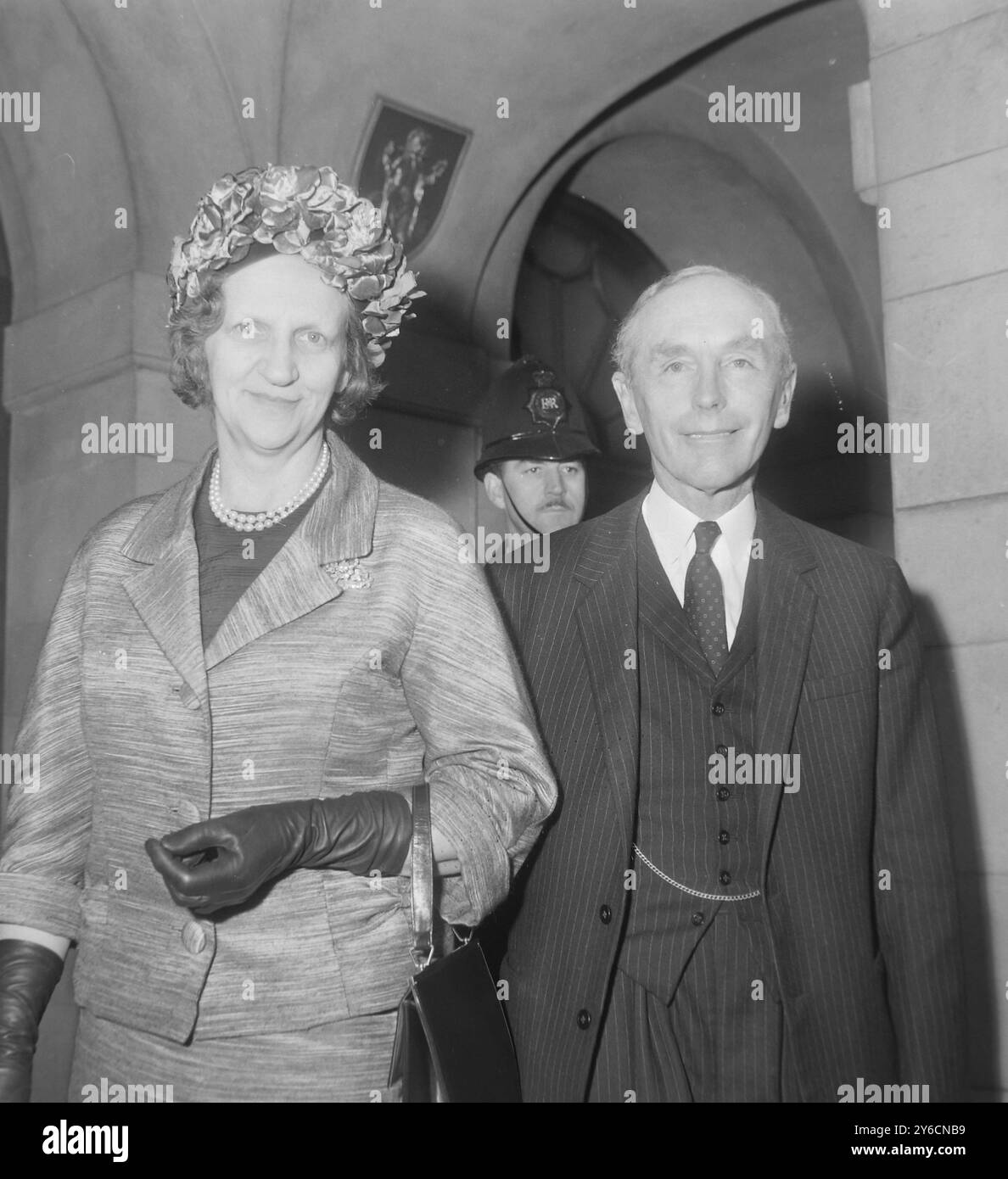 BRITISH PRIME MINISTER LORD ALEC DOUGLAS HOME WITH WIFE AT CHURCH HOUSE ...