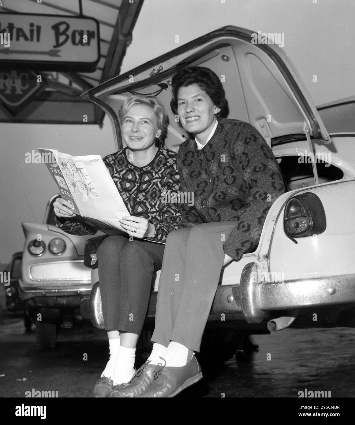 MOTOR RALLY DRIVERS ANNELI LINDQUIST MISS & MRS BENNY ERINGE UNDER ...