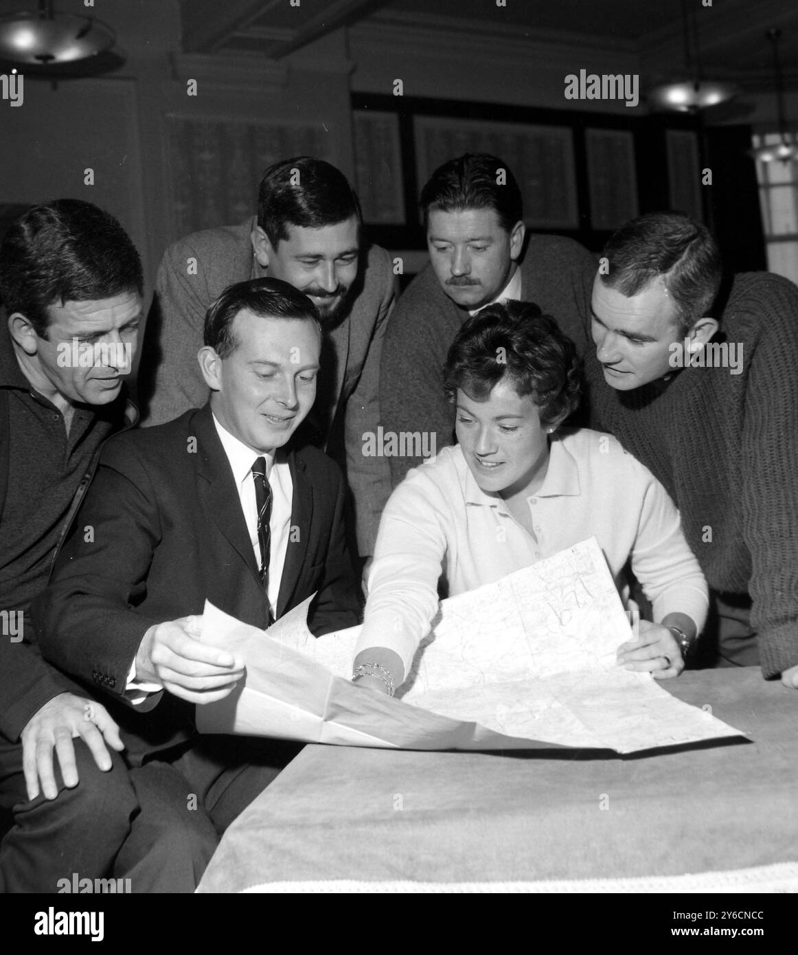 MOTOR RALLY DRIVERS STUDY MAP IN BLACKPOOL WITH DAVID SEIGLE MORRIS ...