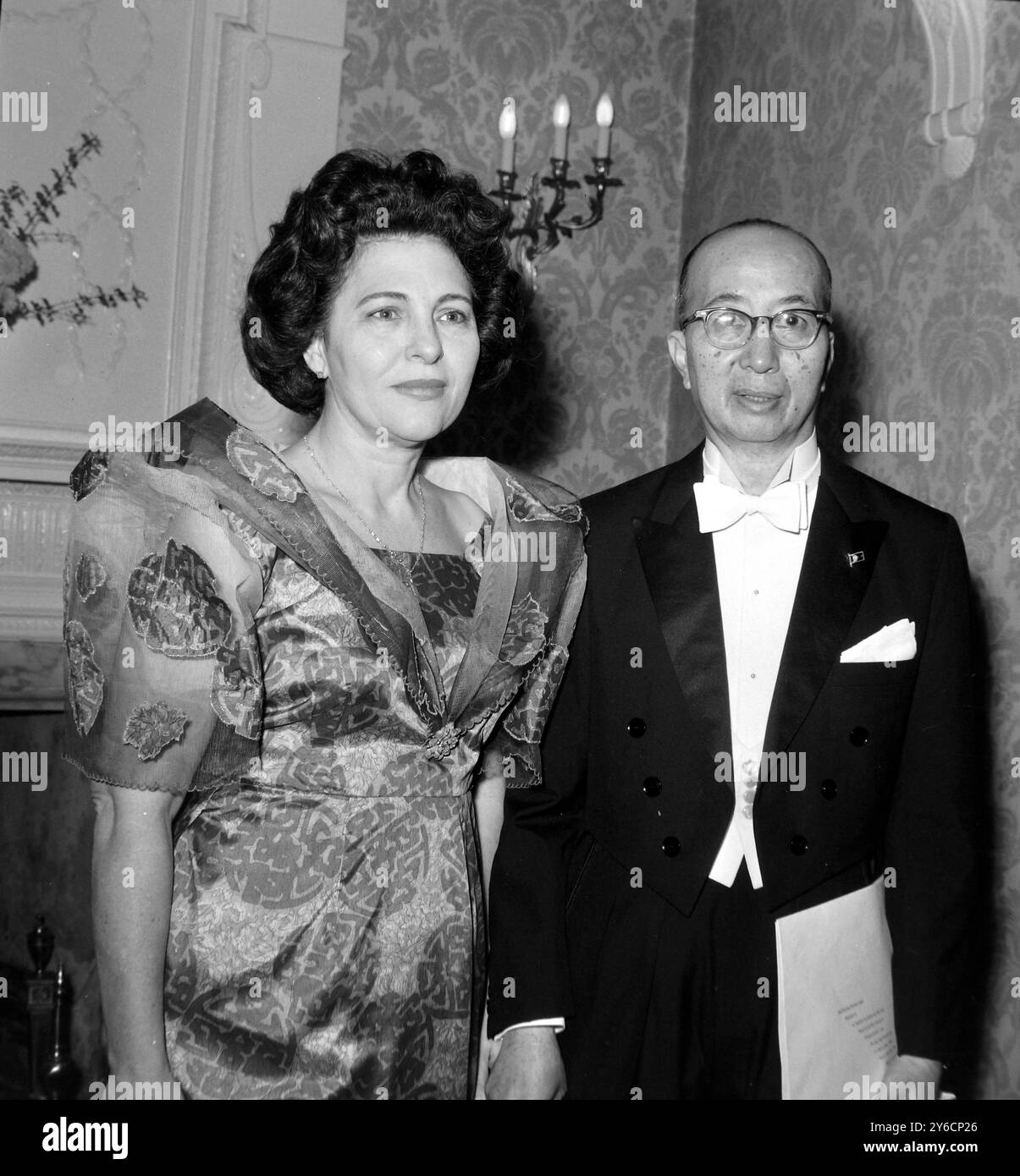 NEW PHILIPPINES AMBASSADOR MARCIAL LICHAUCO WITH WIFE IN LONDON ; 7 ...