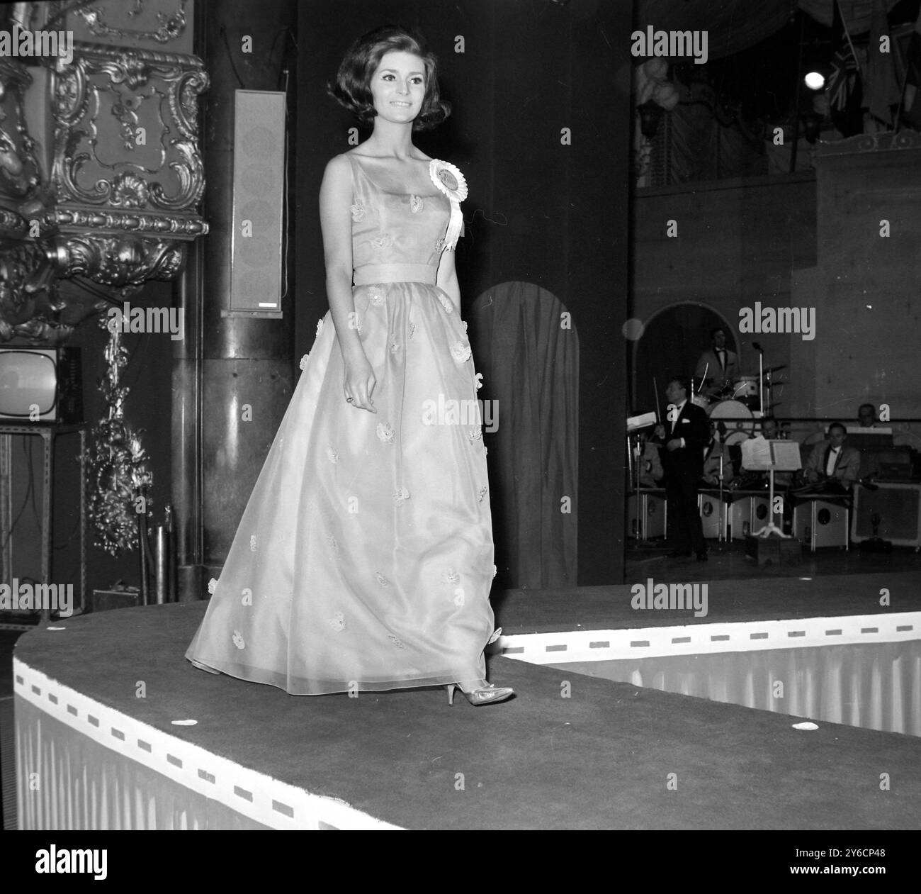 BEAUTY MISS SWEDEN GRETE QVIBERG AT BEAUTY CONTEST MISS WORLD IN LONDON ...