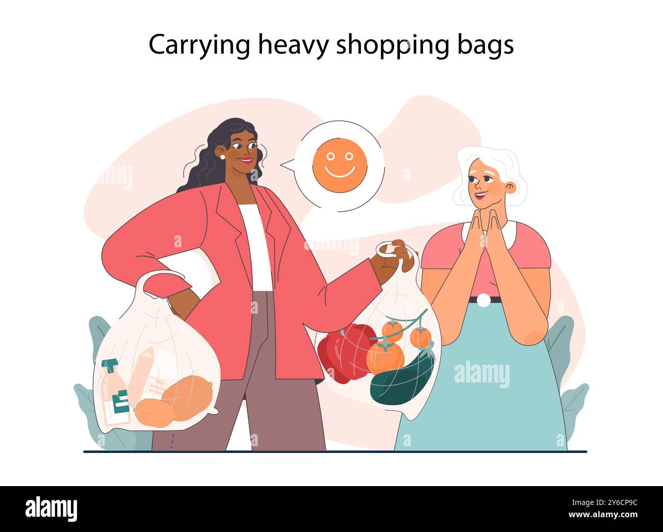 Good action or deed. Concept of support and kindness sharing in family ...