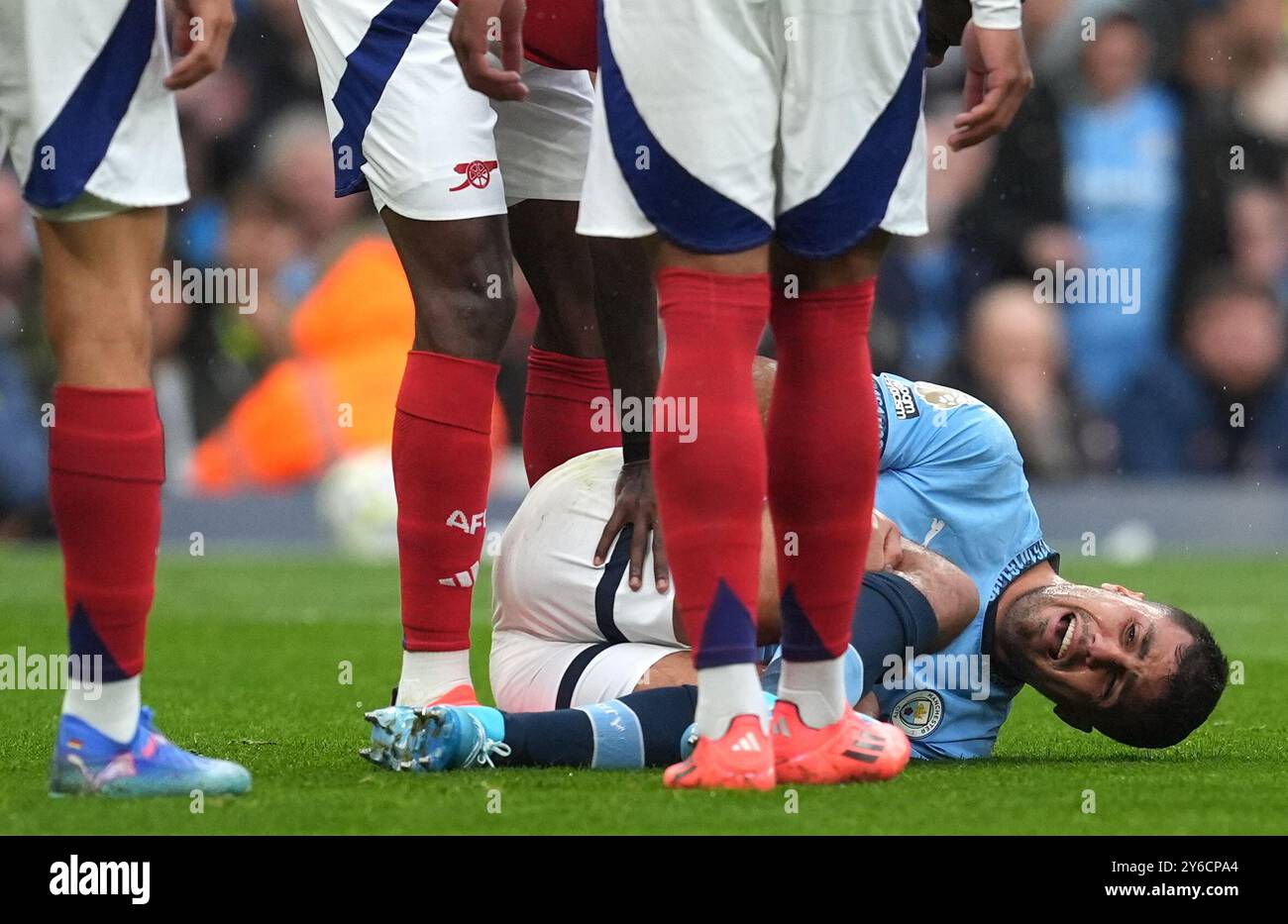 File photo dated 22-09-2024 of Manchester City's Rodri. Manchester City ...