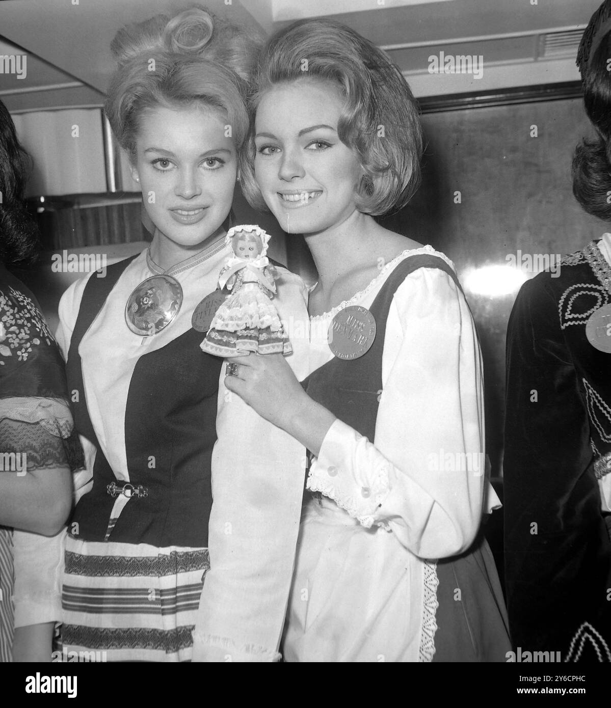 BEAUTY MARJA STAHLBERG MISS FINALND AND MISS DENMARK AT BEAUTY CONTEST ...